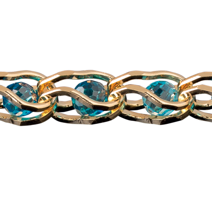 Crystal Chain Monocolor | Gold Silver Jewelry Supplies & Manufacturer ...